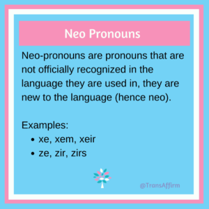 Neo Pronouns - Colette Lord PhD